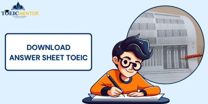 ดาวน์โหลด Answer Sheet TOEIC PDF ฟรี